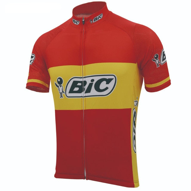 BIC Spain Short Sleeve Retro Cycling Jersey – Vintage Cycling Shop